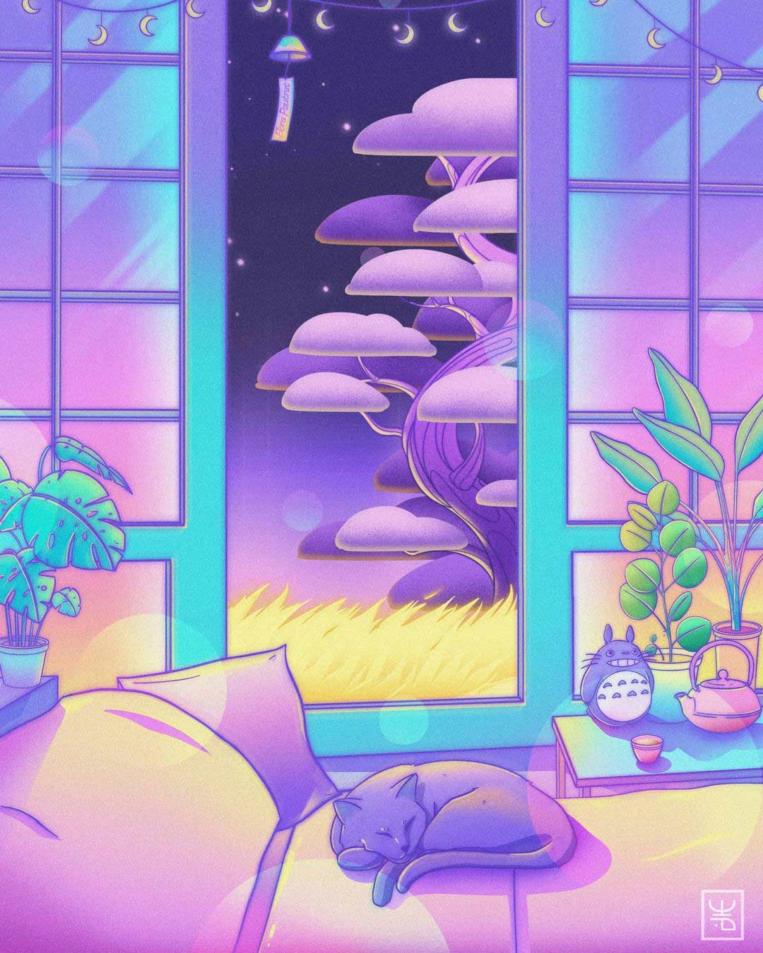 Elora Pautrat et le Japon en pastel: Les illustrations de cette jeune ...