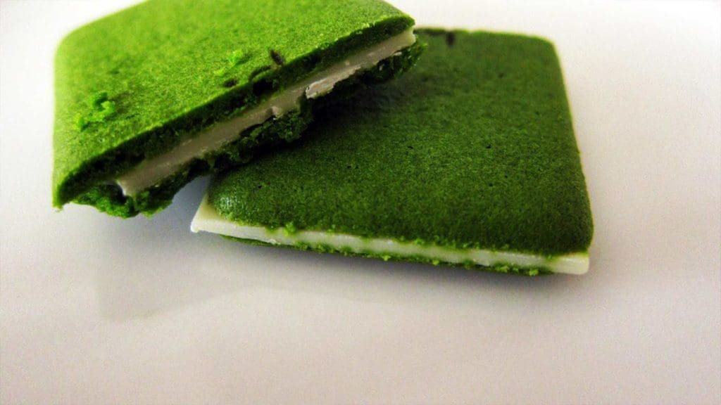 Cha No Ka, la langue de chat au thé vert Okoicha de Kyoto ...