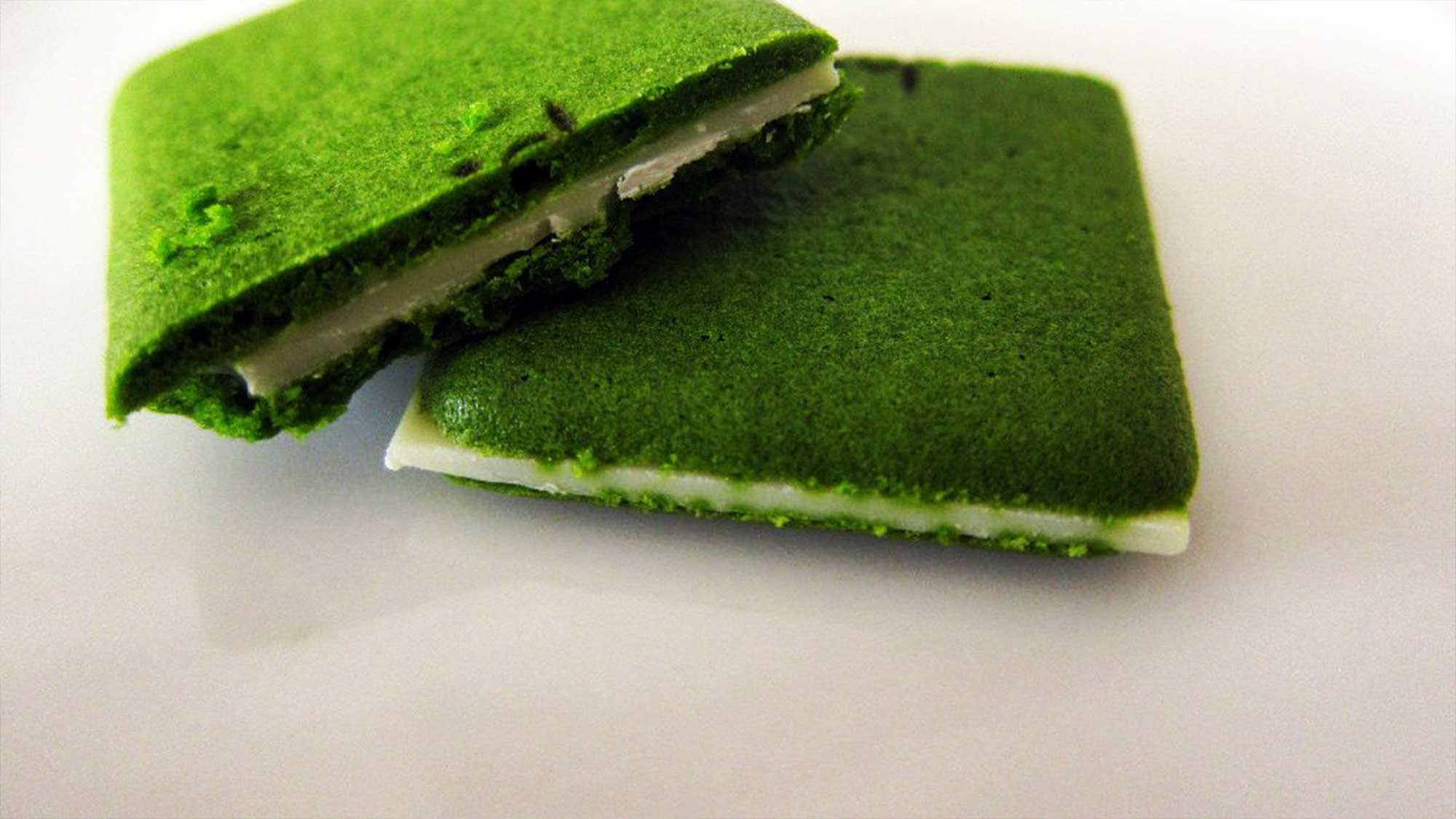 Cha No Ka, la langue de chat au thé vert Okoicha de Kyoto ...